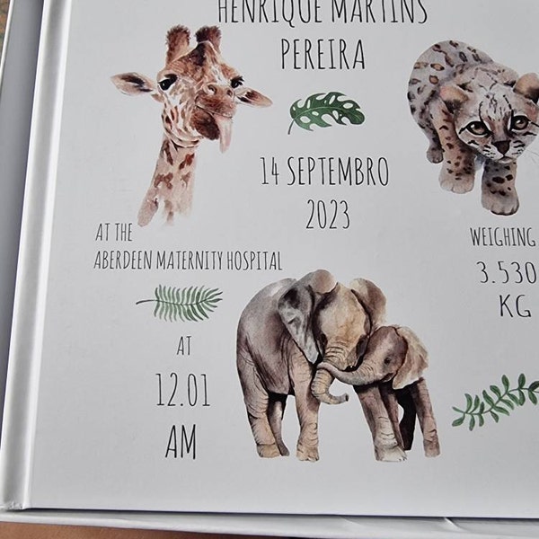 21st Birthday Black Scrapbook Photo Album With Gold Script Present ...