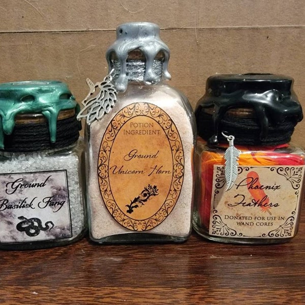 Phoenix Feathers | Potion Ingredient | Magical Apothecary Potion Bottle ...