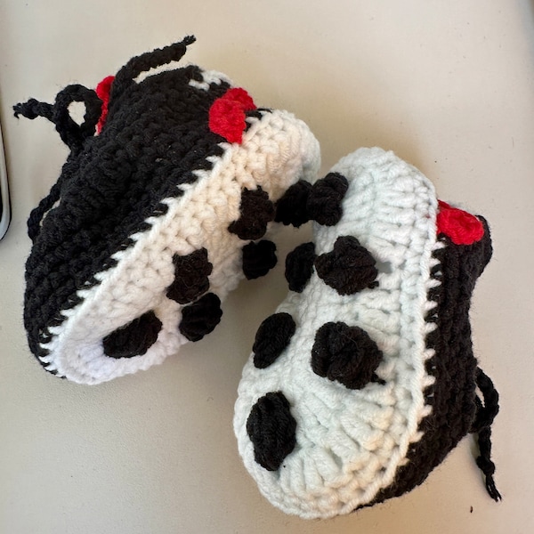 Crochet Baby Blue Soccer Shoes, Baby's First Cleats, Baby Sports ...