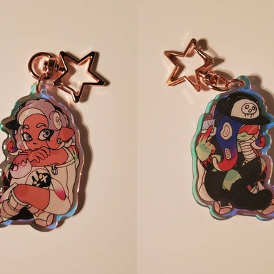8/8 Splatoon Side Order Keychain - Etsy