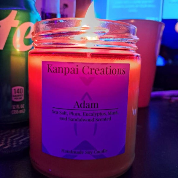 Flash Fire, Sandalwood and Musk, Anime Candle - Etsy