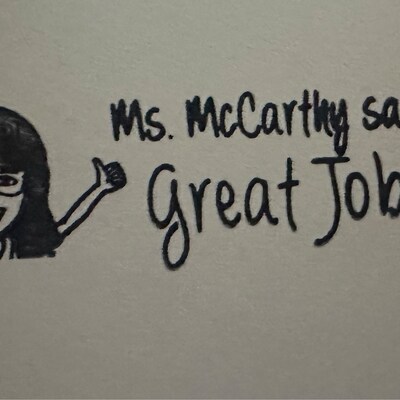 Custom Bitmoji Personalized Self-inking Stamp, Custom Bitmoji Stamp ...