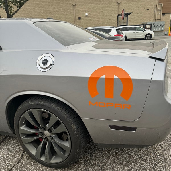 MOPAR Logo Side Graphics for Dodge Challenger (set of 2 Decals) (mopar ...