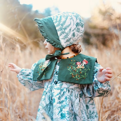 MEADOW Dress, Vintage Oversized Sailor Collar Dress, PDF Sewing Pattern ...