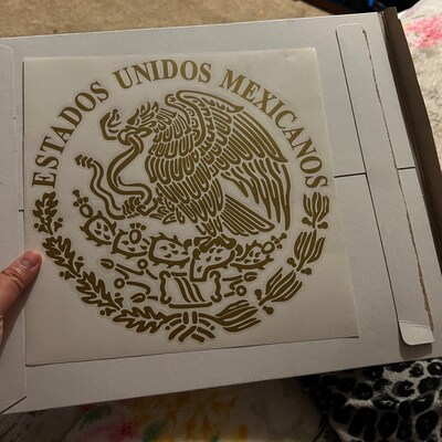 Coat of Arms of Mexico Decal Sticker Mexican Eagle Car Auto Choose Your ...