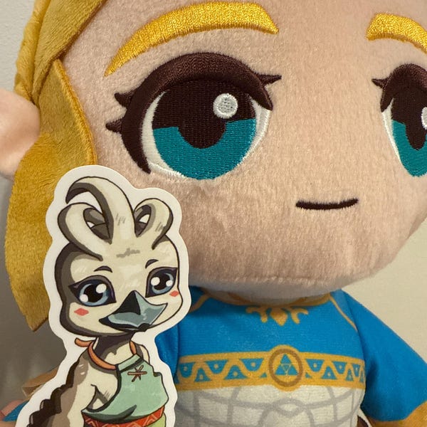 Tulin Vinyl Sticker: Breath of the Wild, Tears of the Kingdom - 3x3 In ...