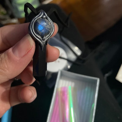 The Shield. Empath Protection Necklace Black Obsidian Pendant for EMF ...