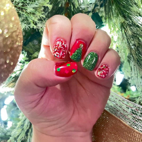 Christmas Vol 3- Dip Powder, Dip Powder for Nails, Christmas Dip Powder ...