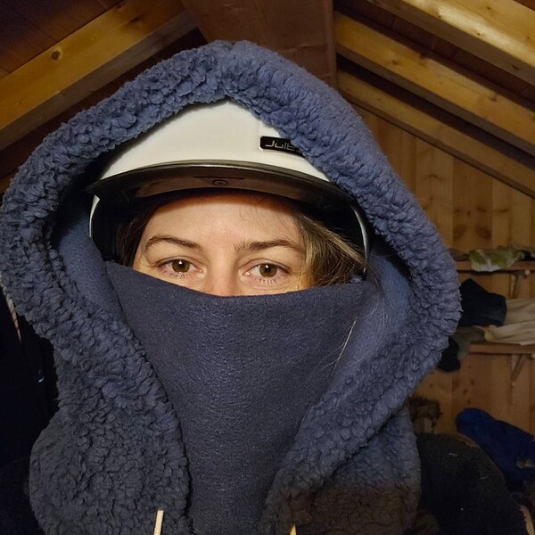 Salmon Hood, Ski Hood, Fleece Hood, Snowboard Hood, Balaclava, Custom ...