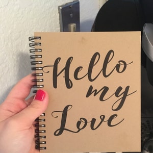 Custom Text Journal 5 X 7 Journal - Etsy