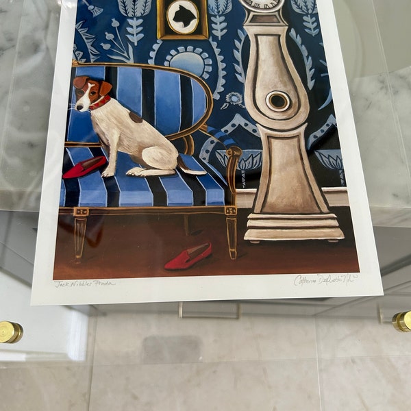 Fine Art Print of Original Still Life Painting -jack Nibbles Prada- by ...