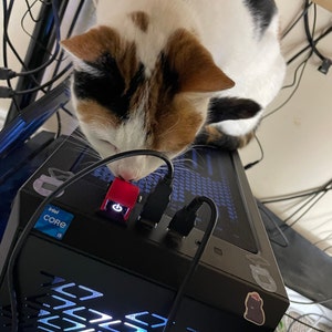 Missile Switch Gaming PC Case Power Cover Cat Protector - Etsy