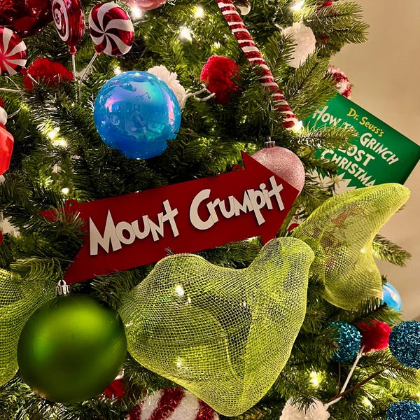 Customizable Grinch Whoville Christmas Sign - Grinch's Lair, Mount ...