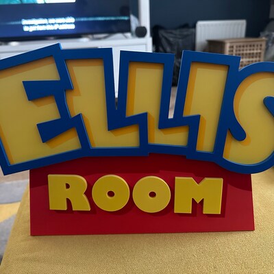 Toy Story Style Personalised Name Sign .. Any Name Made to Order - Etsy