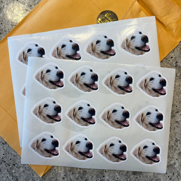 Any Size Personalized Custom Face Stickers or Temporary Tattoos ...