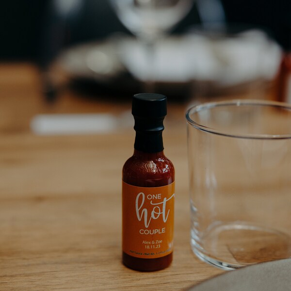 Hot Sauce Wedding Favors, Hot Sauce Gift, Mini Hot Sauce, Custom Hot ...
