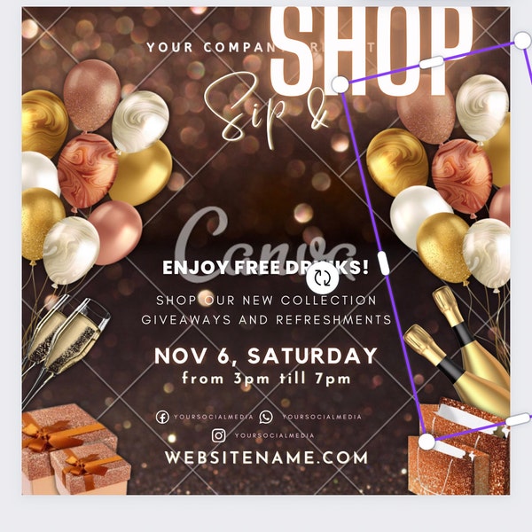 Raffle Ticket Template, Flyer Template, Instagram Flyer, Hair Raffle ...