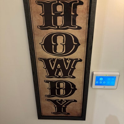 HOWDY Print Howdy Sign Western Decor Howdy Wall Art Howdy Typography ...