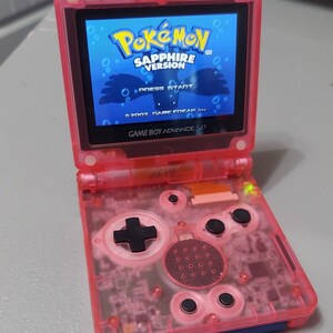 Gameboy Advance SP Solid Black Color AGS IPS Screen Mod With | Etsy