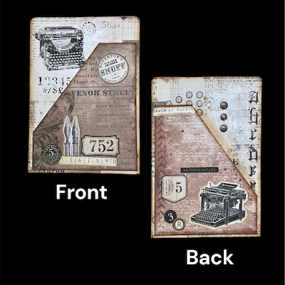 Printable Slot Pocket Template for Junk Journals. Set of 2 - Etsy