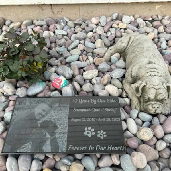 Boxer Dog Statue | Reconstituted Stone Vintage Animal Concrete Garden ...