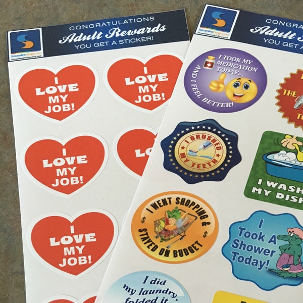 Funny Adult Reward Stickers: Gag Gift - Etsy