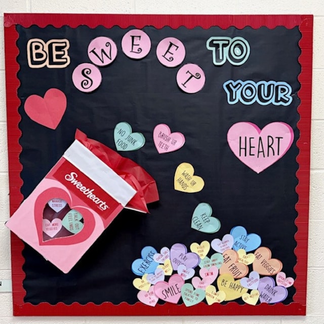 Heart Health Bulletin Board Ideas