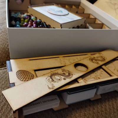 Gloomhaven Buttons and Bugs Insert Wooden Board Game Insert - Etsy