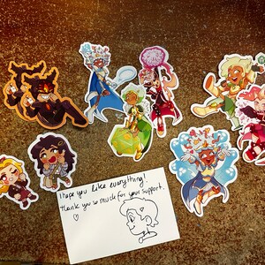 Amphibia Fantasy Stickers Anne Sasha Marcy - Etsy