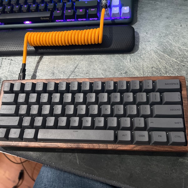 Custom Wood Keyboard Case for GH60, GK61X, DAGK Acr68 Pro, Anne Pro 2 ...