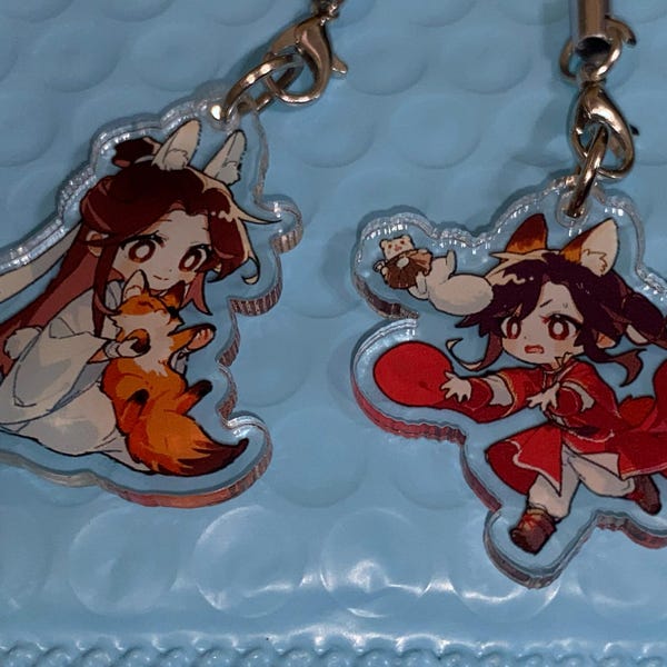 Enchanting Acrylic Keychains, Tian Guan Ci Fu, Heaven Official's ...