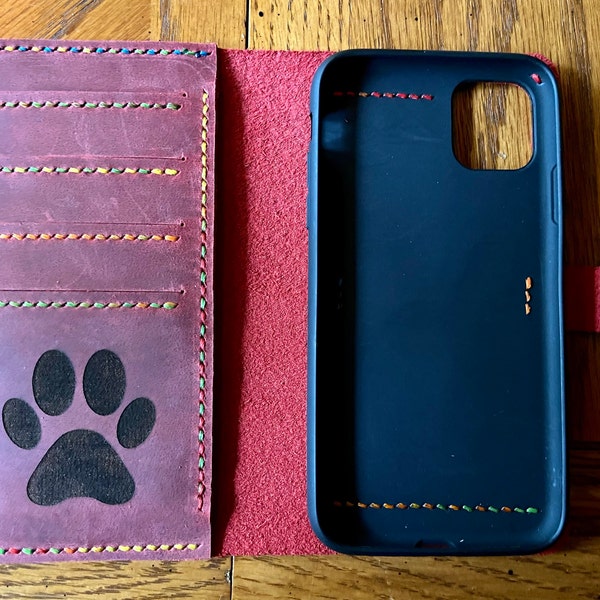 Women Girl Genuine Leather iPhone Wallet for iPhone 17 16 15 14 Plus ...