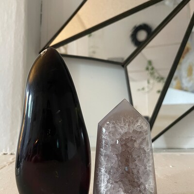 Large Amazonite Tower Natural Stone Crystal for Healing and Home Decor ...