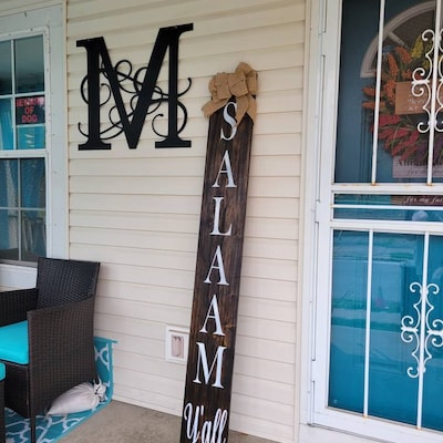 Hello Cursive Welcome Porch Sign, Summer Sign, Spring Sign, Modern ...