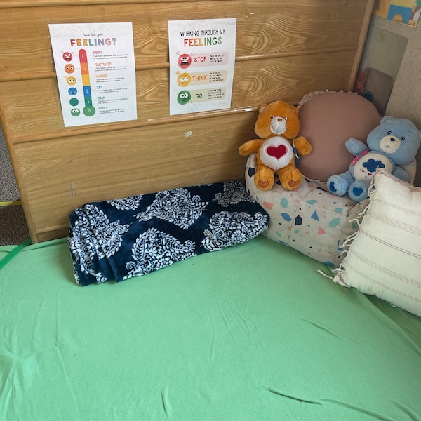 Rainbow Feelings Thermometer, Feelings Poster, Calm Down Corner, Self ...