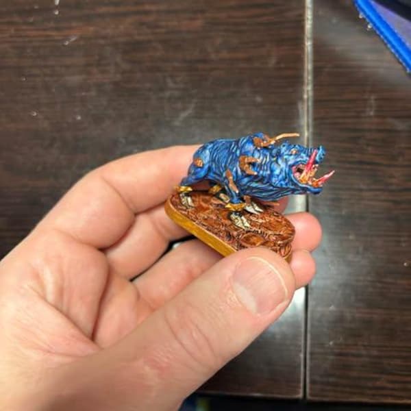 Chromatic Red Dragon 4 Sizes D&D Miniature 250mm Long, 225mm Wing Span ...