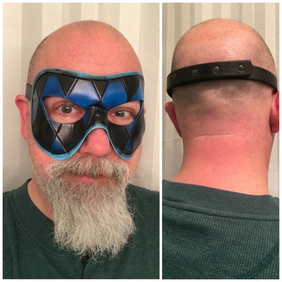 Dreaded Helmet Genuine Leather Mask - Etsy