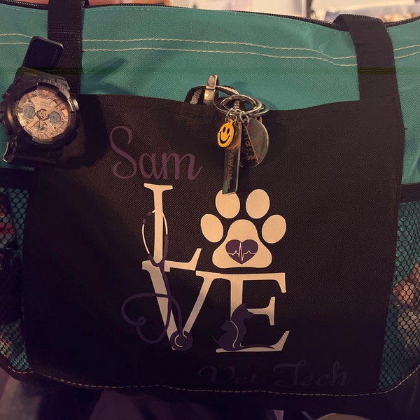 Veterinary Technician Bag, Vet Tech Bag, Gift for Vet Tech Week ...