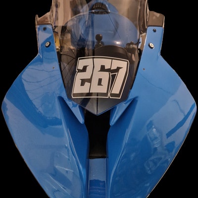 Race Numbers Stickers Decals Graphics Racing Motorcycle Car Karting ...