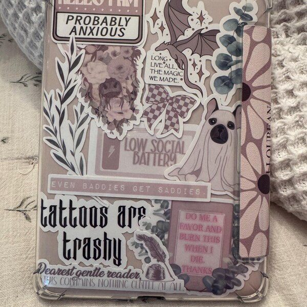 Kindle Case | Clear Back Flip Cover for Kindle Paperwhite, Colorsoft ...