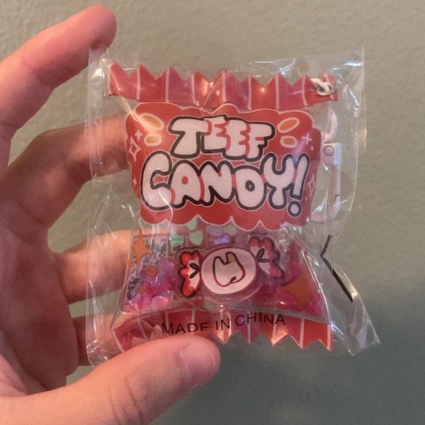 Puffy Teef Candy Keychain! - Etsy