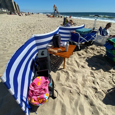 13 Ft Beach Windscreen Privacy Windbreak Made in Europe Free Bag - Etsy