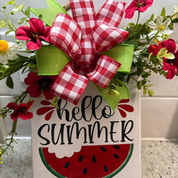 Hello Summer SVG, Summer Svg, Summer Vacation Svg, Watermelon Svg ...