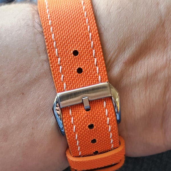 Tissot PRX Watch Strap - Black Soft Leather Racing Rally Watch Strap ...