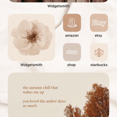 Neutral Palette App Icons, Ios Icons Aesthetic, Boho Ios Icons, Cream ...