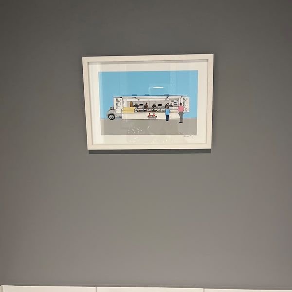 Reading Purple Turtle Art Print, Reading Illustration, Purple Turtle ...