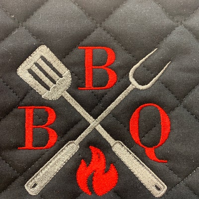 Barbecue Embroidery Design, Kitchen Embroidery Design Machine, Towel ...