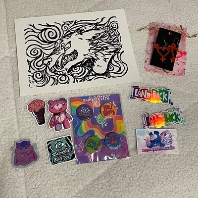 RADIOACTIVE TRANS SYMBOL Large Punk Diy Back Patch - Etsy