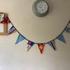Fabric Bunting Garland Banner Wall Decor Bunting Flags - Etsy