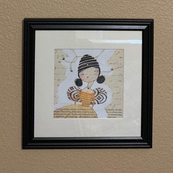 Bee Keeper Watercolor Painting 8 X 8 Inches a Limited Edition Archival ...